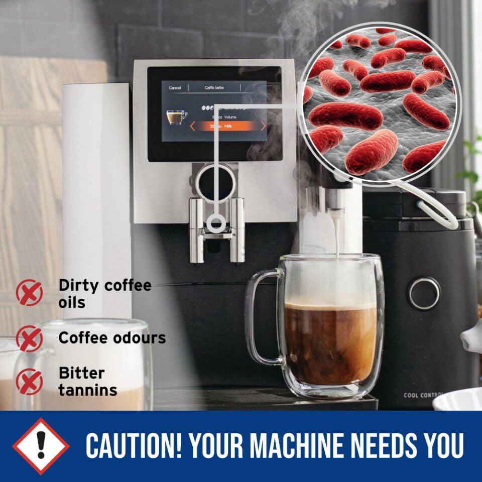 Caffenu® Jura® Triple Action cleaning tablets (30 Tabs x 3.2g)- Compat ...