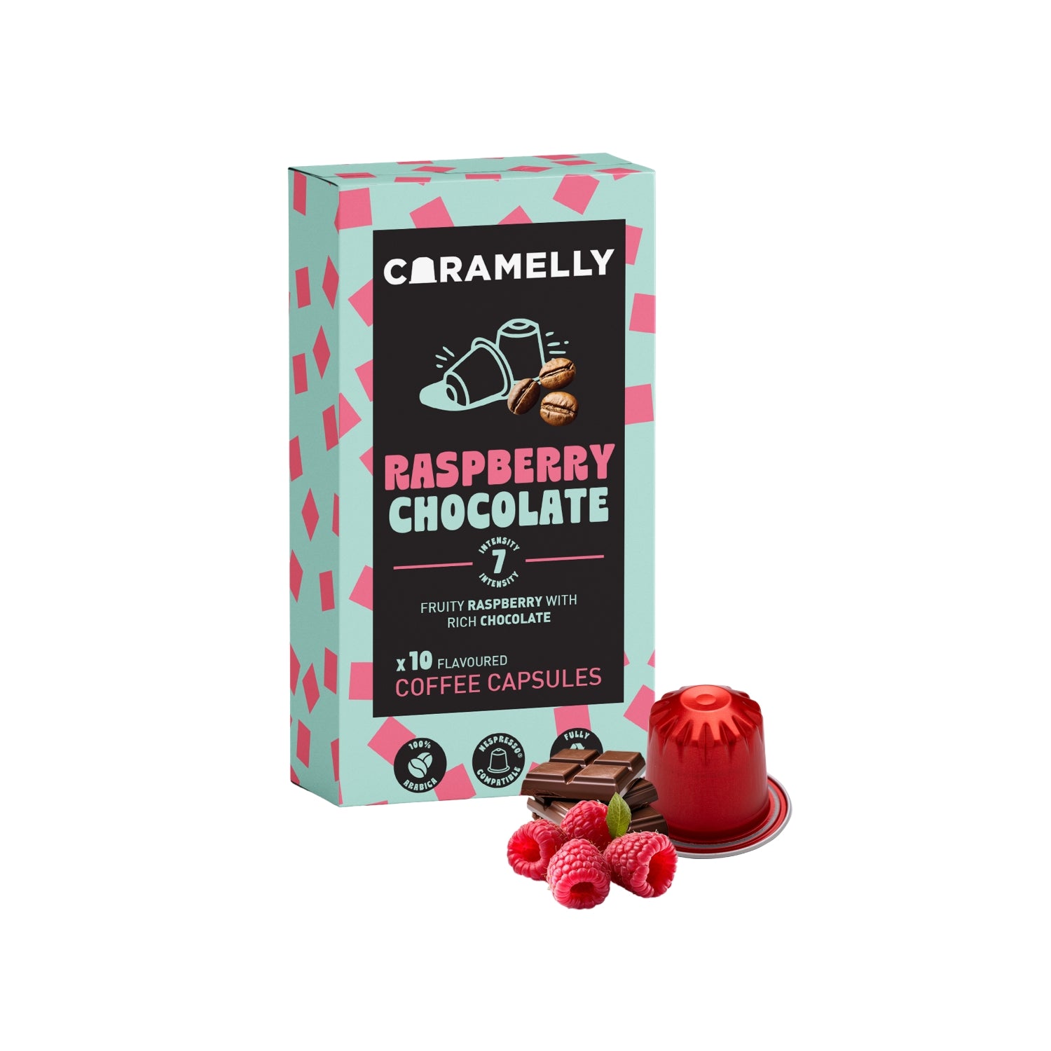 Caramelly Raspberry Chocolate Nespresso Compatible Coffee Capsule/Pods