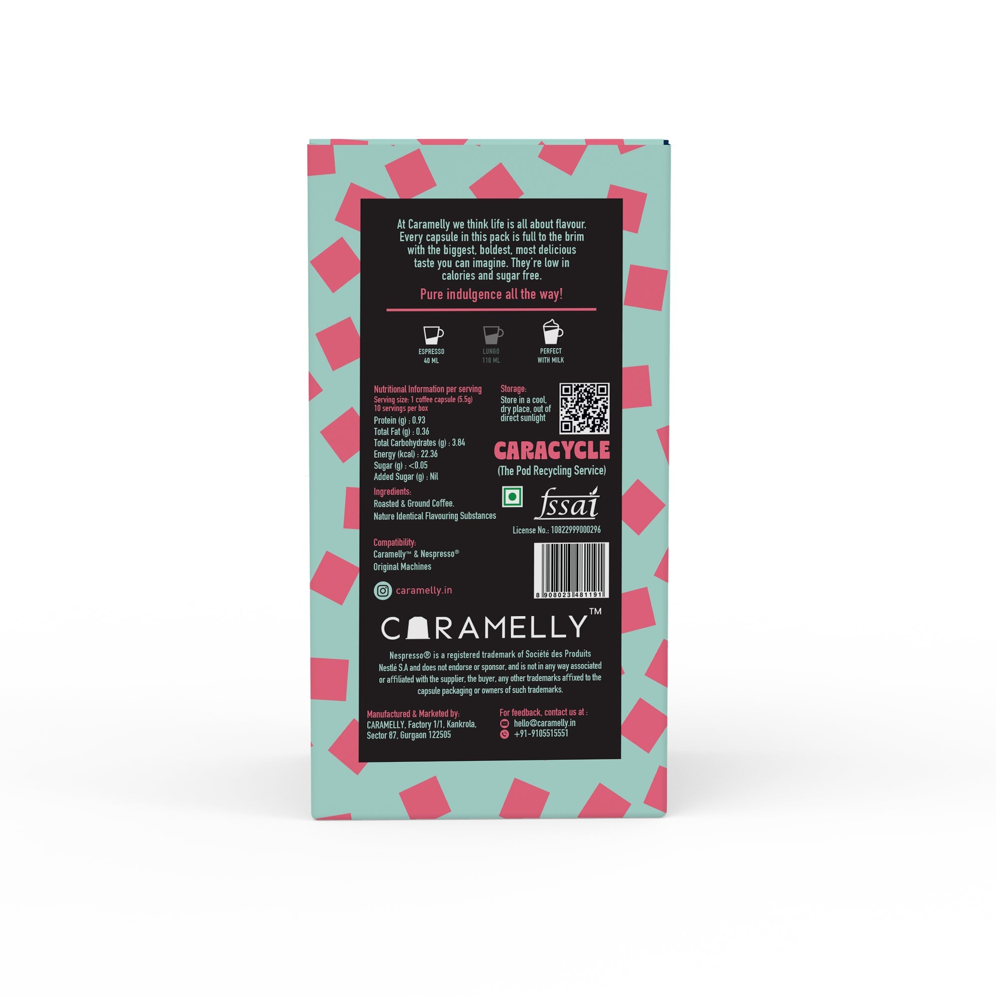 Caramelly Raspberry Chocolate Nespresso Compatible Coffee Capsule/Pods